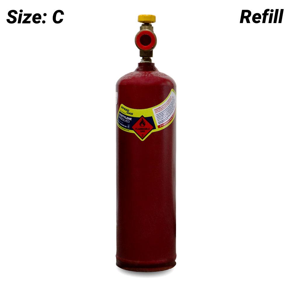 SpeedGas ACETCR C Size Acetylene - Refill Only