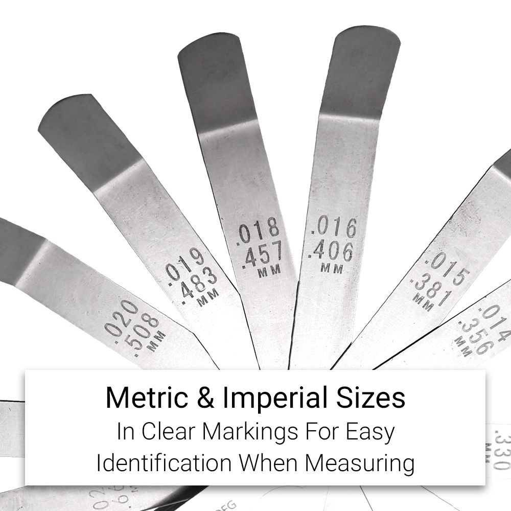 Daytona D12BOFG 12pce Blade Offset Feeler Gauge Set