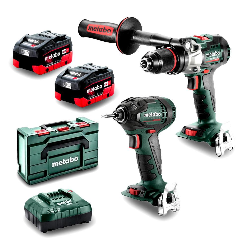 Metabo MET18BL2MB2HD8.0AQ (AU68203080) 18V 2 x 8.0Ah Cordless Brushless ...