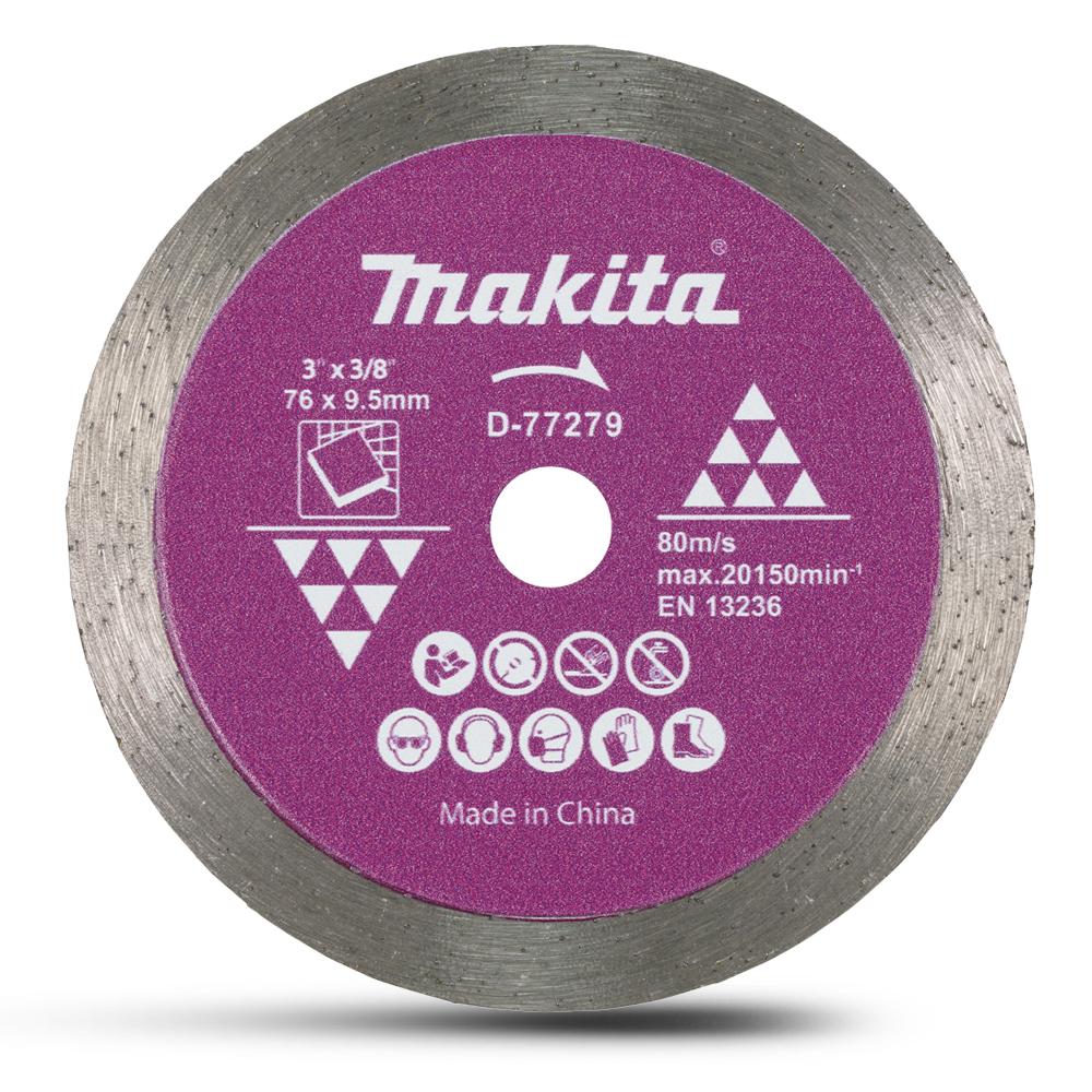 Makita D-77279 76mm (3") Diamond Wheel to suit Cut-Off Tool DMC300