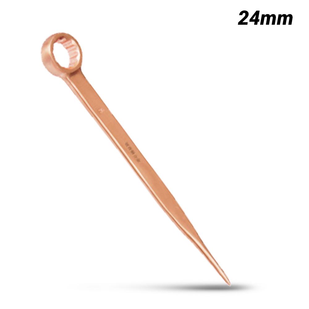 T&E Tools CB154-24 24mm (0.9") Copper Beryllium Ring Construction Podger Wrench