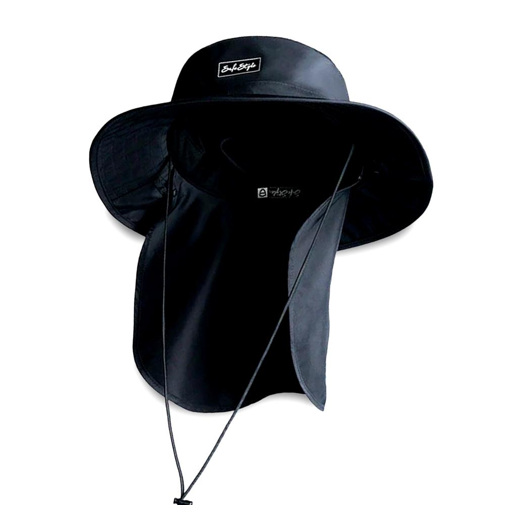 SafeStyle WTWB Worksite To Weekend Black Flap Bucket Hat