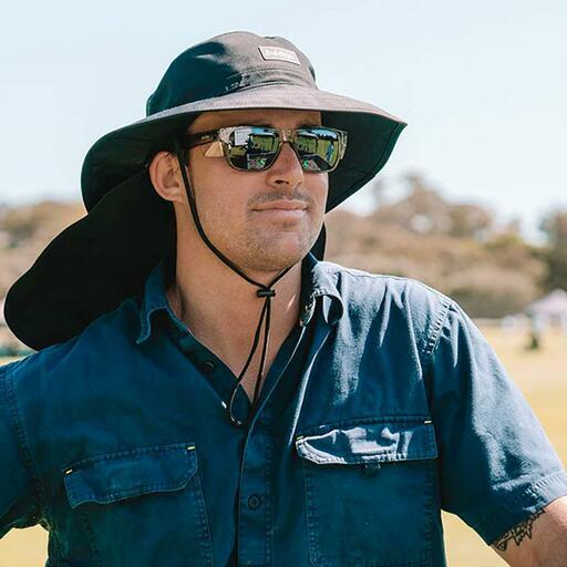 SafeStyle WTWB Worksite To Weekend Black Flap Bucket Hat