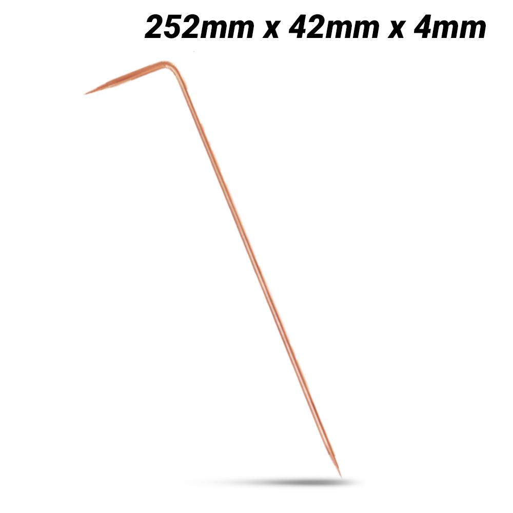 T&E Tools CB268-1004 252mm x 42mm x 4mm Copper Beryllium Right Angle ...
