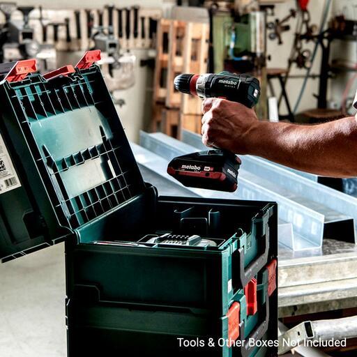 Metabo metaBOX 340 (626888000) 396mm x 296mm x 340mm Storage Box Organiser