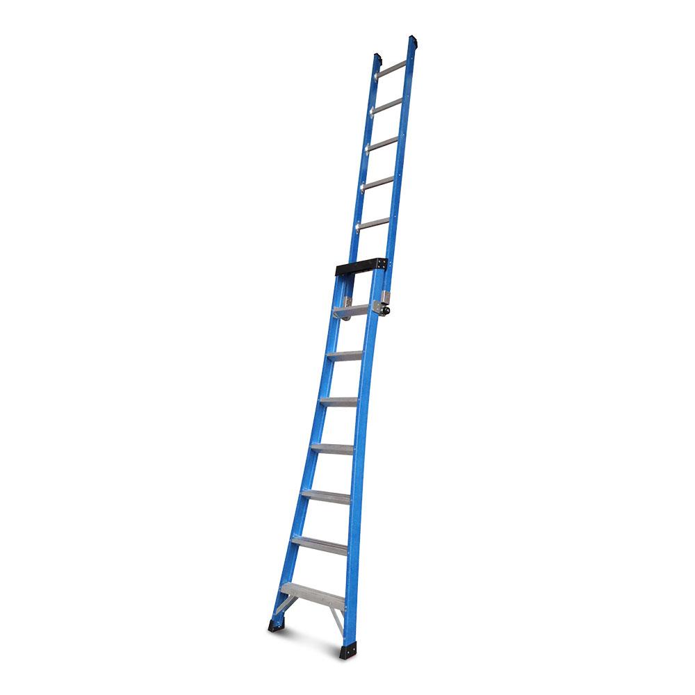 Climbrite CFL8SM 8 Step 2.4m 3-In-1 Fibreglass Industrial Ladder