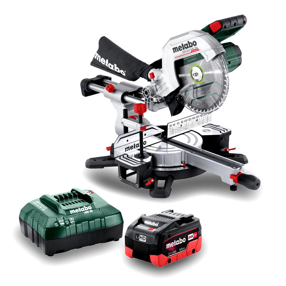 Metabo AU61425400 18V 5.5Ah 254mm Cordless Brushless Slide Compound ...