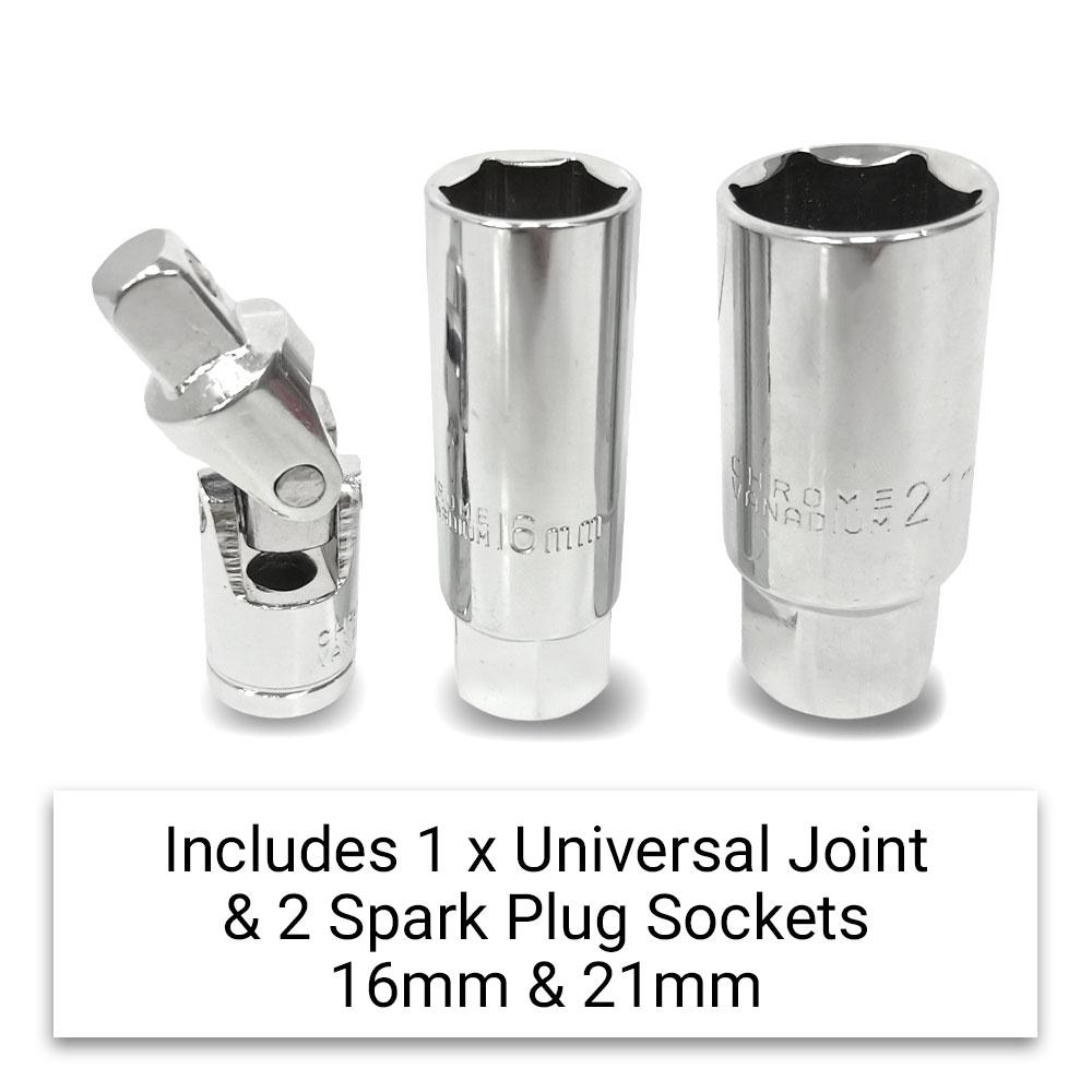 Daytona DSS33 33pce 3/8" Drive Metric & Imperial Socket Set