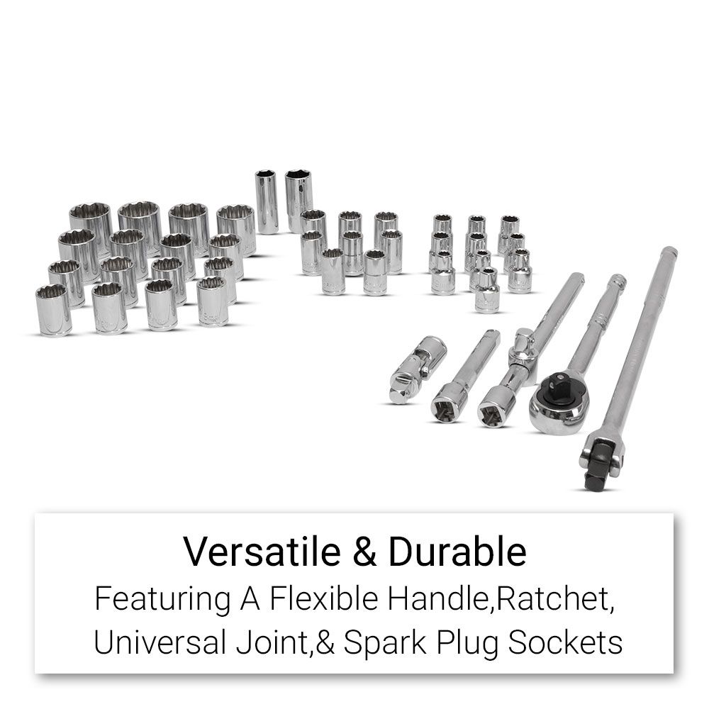 Daytona DSS42 42pce 1/2" Drive Metric & Imperial Socket Set