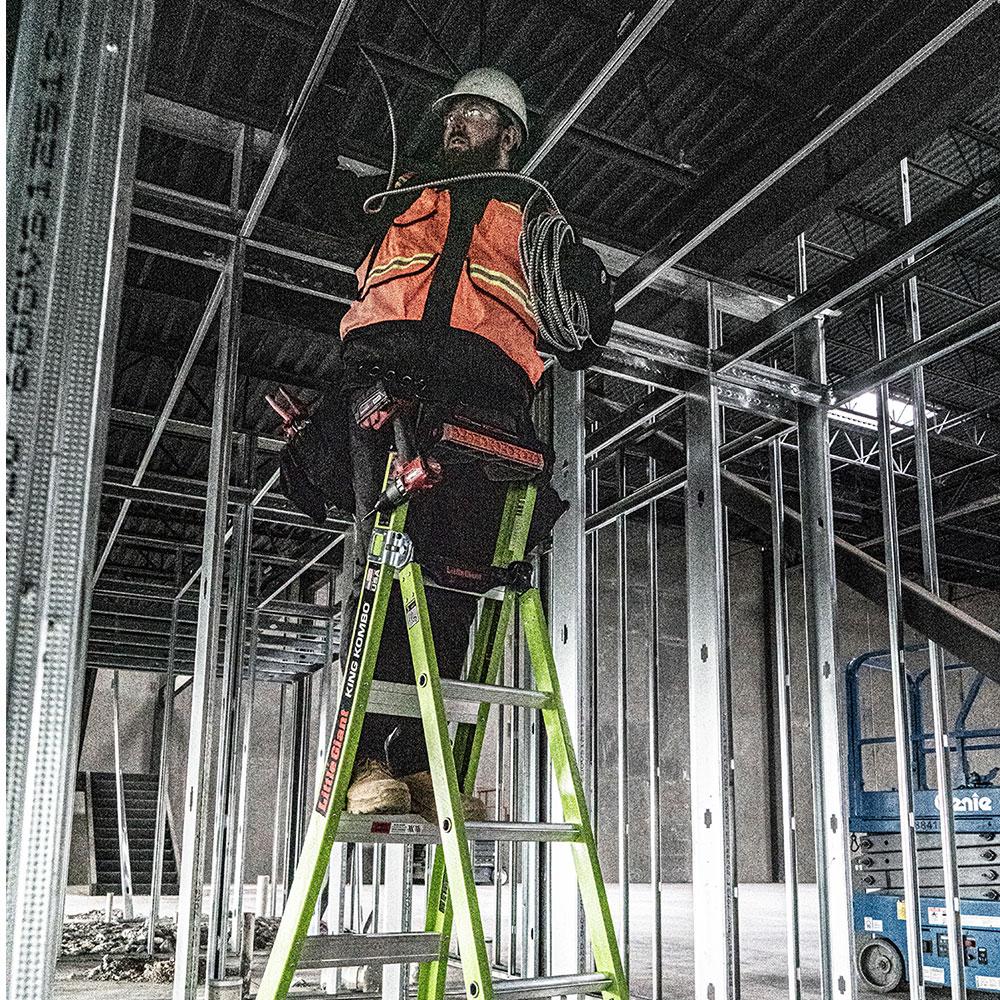 Little Giant Ladder Systems 13906-071 1.83m 170kg 3-in-1 Fiberglass ...