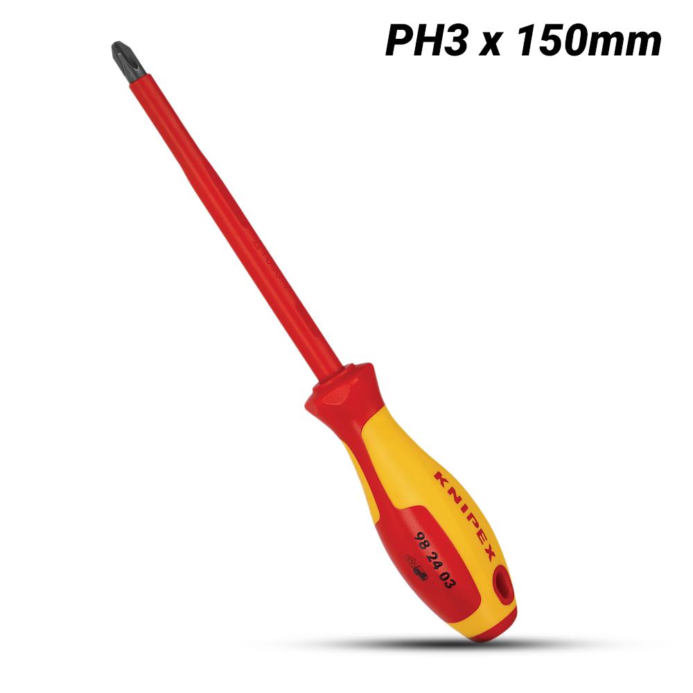 Knipex 982403 PH3 x 150mm (6") 1000V VDE Screwdriver