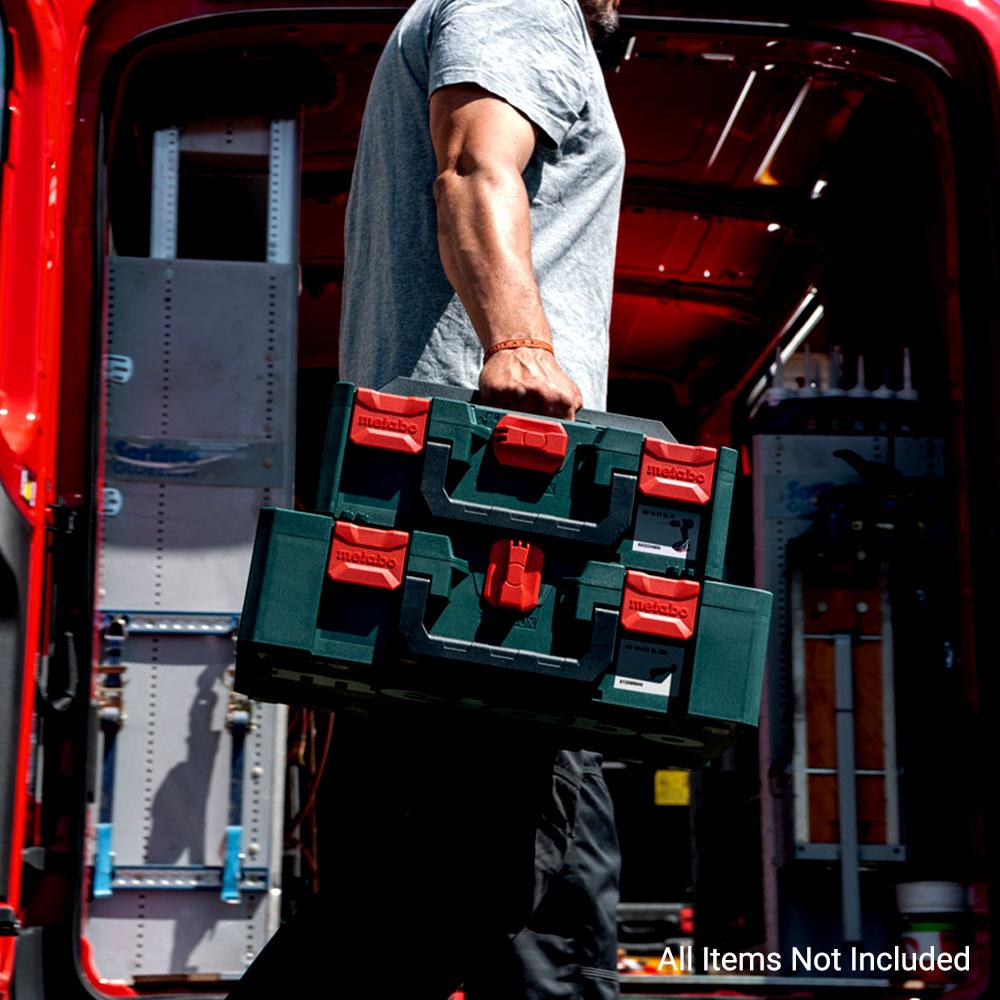 Metabo metaBOX 145 N (626883000) 396mm x 296mm x 145mm Storage Box ...