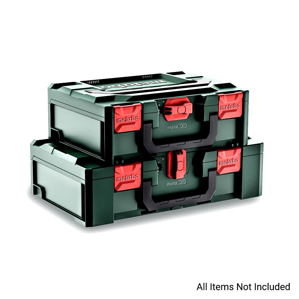 Metabo metaBOX 145 N (626883000) 396mm x 296mm x 145mm Storage Box ...