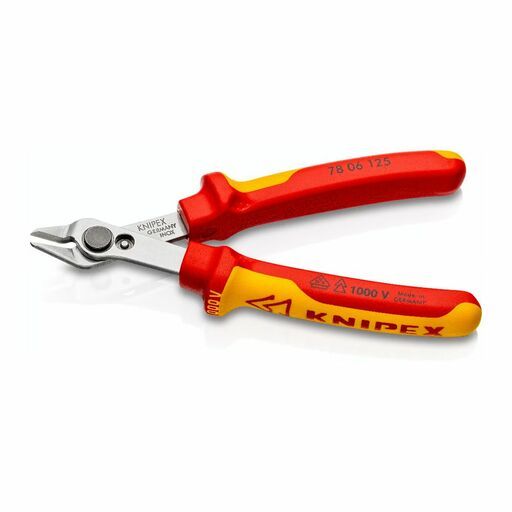 Knipex 7806125SB 125mm (5") 1000V VDE Electronic Super Knips Carded