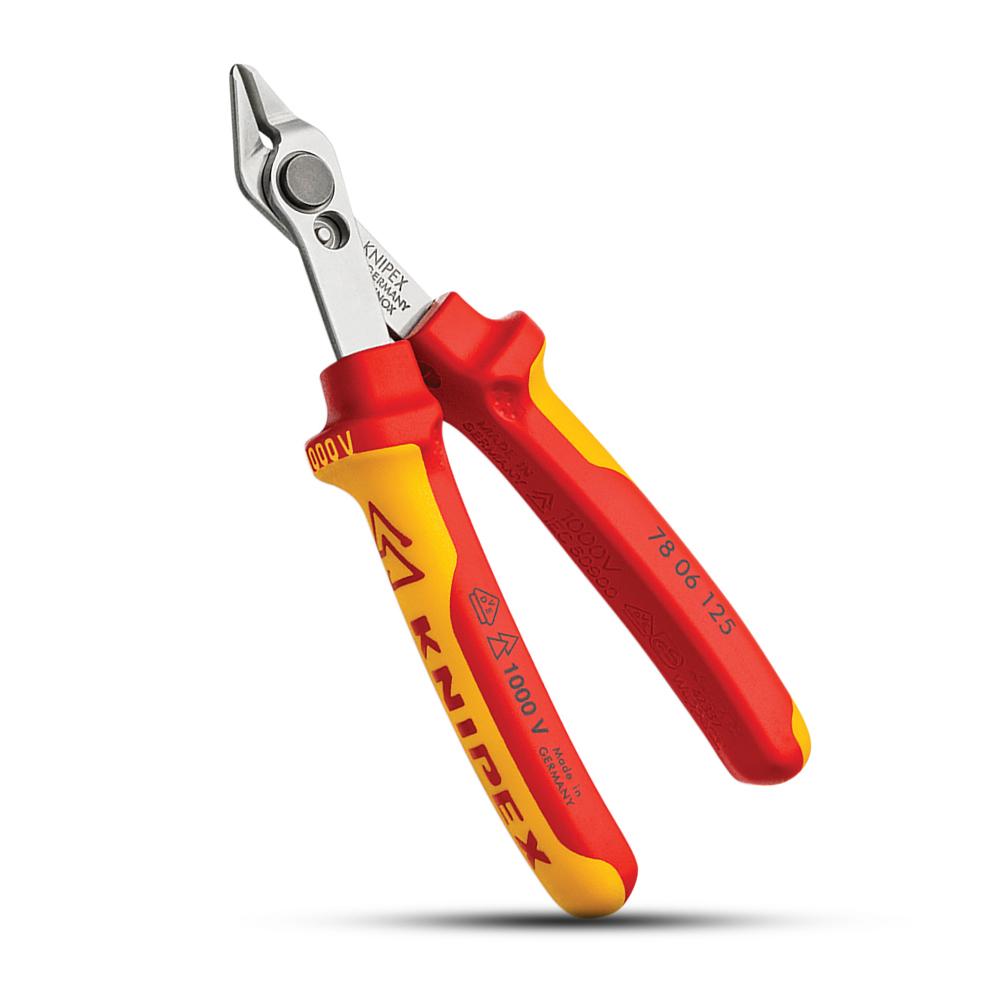 Knipex 7806125SB 125mm (5") 1000V VDE Electronic Super Knips Carded