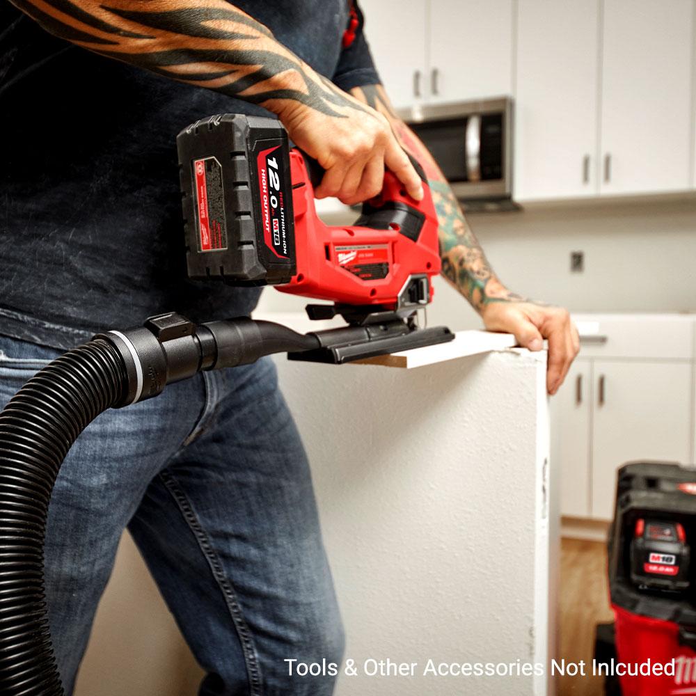 Milwaukee 49901980 47.6mm (1-7/8") Dust Extraction Adaptor Kit to suit ...