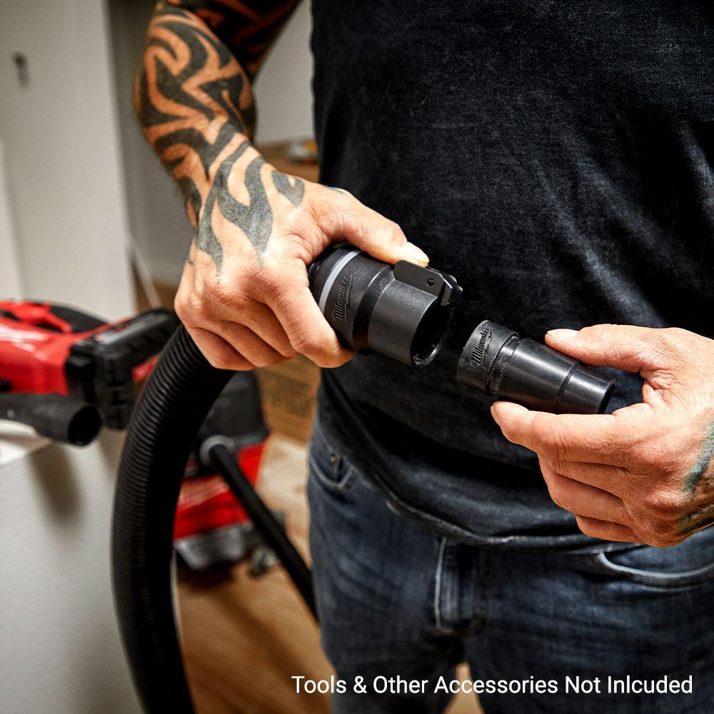 Milwaukee 49901980 47.6mm (1-7/8") Dust Extraction Adaptor Kit to suit ...