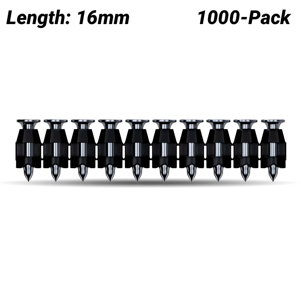 Bosch NM-16 (1.600.A02.F4T) 1000-Pack 16mm Metal/Steel Nails To Suit ...