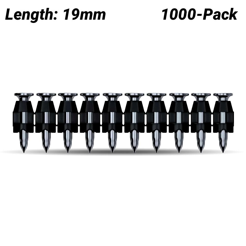 Bosch 1.600.A02.F4U (NM-19) 1000-Pack 19mm Metal/Steel Nails To Suit ...