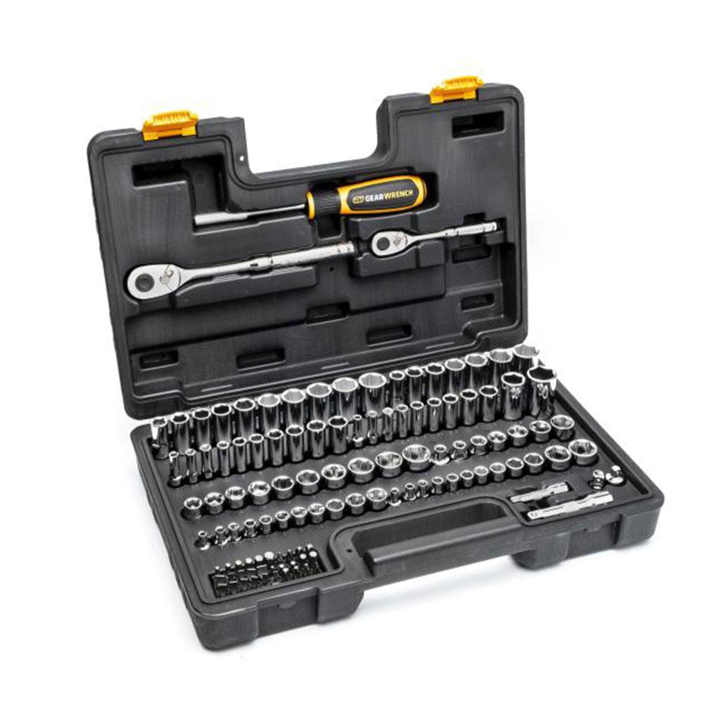 GEARWRENCH 88002 179pce 1/4",3/8" & 1/2" Drive SAE/Metric Mechanics ...