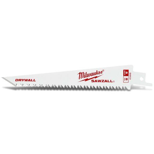 Milwaukee 48220307 150mm (6") 8TPI Sawzall Drywall Blade Folding Jab Saw