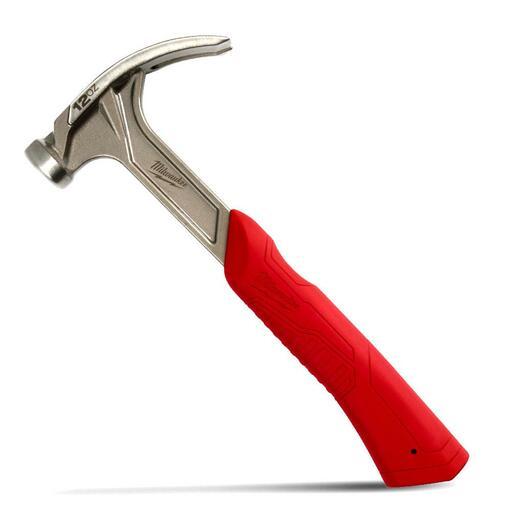 Milwaukee 48229019A 12oz Smooth Face Hybrid Claw Finish Hammer