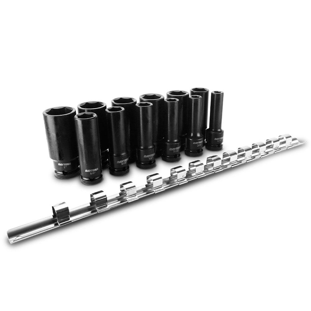 Daytona DDII1212 12pce 1/2" Drive 6 Point Imperial Deep Impact Socket Set