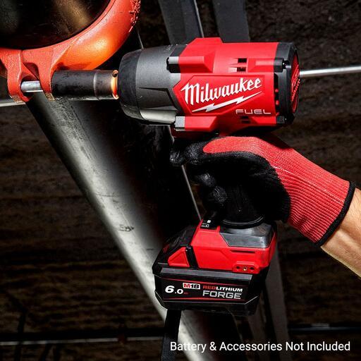 Milwaukee M18FHIW2F120 18V Li-ion Cordless Fuel 1/2" Drive High Torque ...