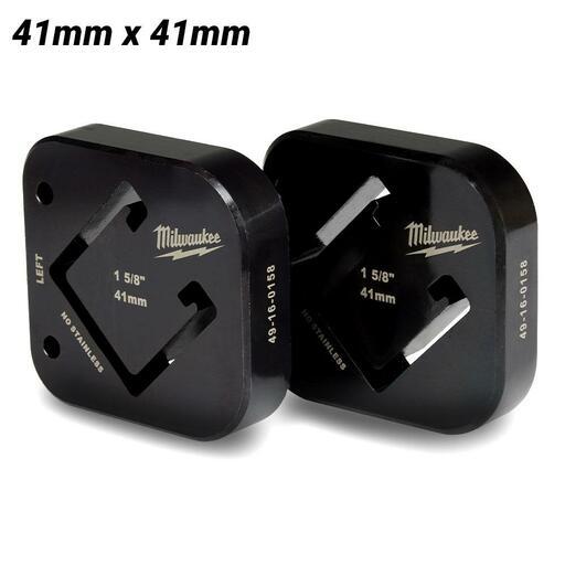 Milwaukee 49160158 41mm x 41mm Single Channel Die Set to Suit 18V Li ...