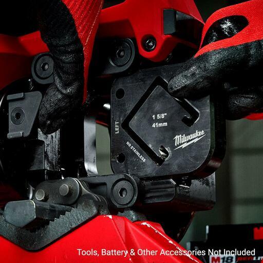 Milwaukee 49160158 41mm x 41mm Single Channel Die Set to Suit 18V Li ...