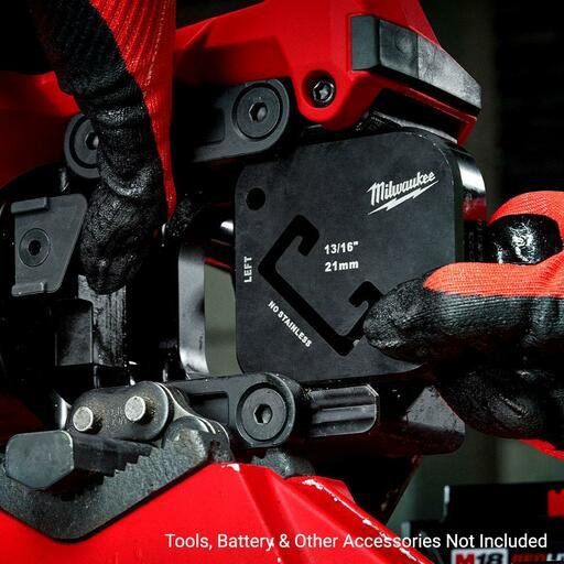 Milwaukee 49161316 21mm x 41mm Single Channel Die Set to Suit 18V Li ...