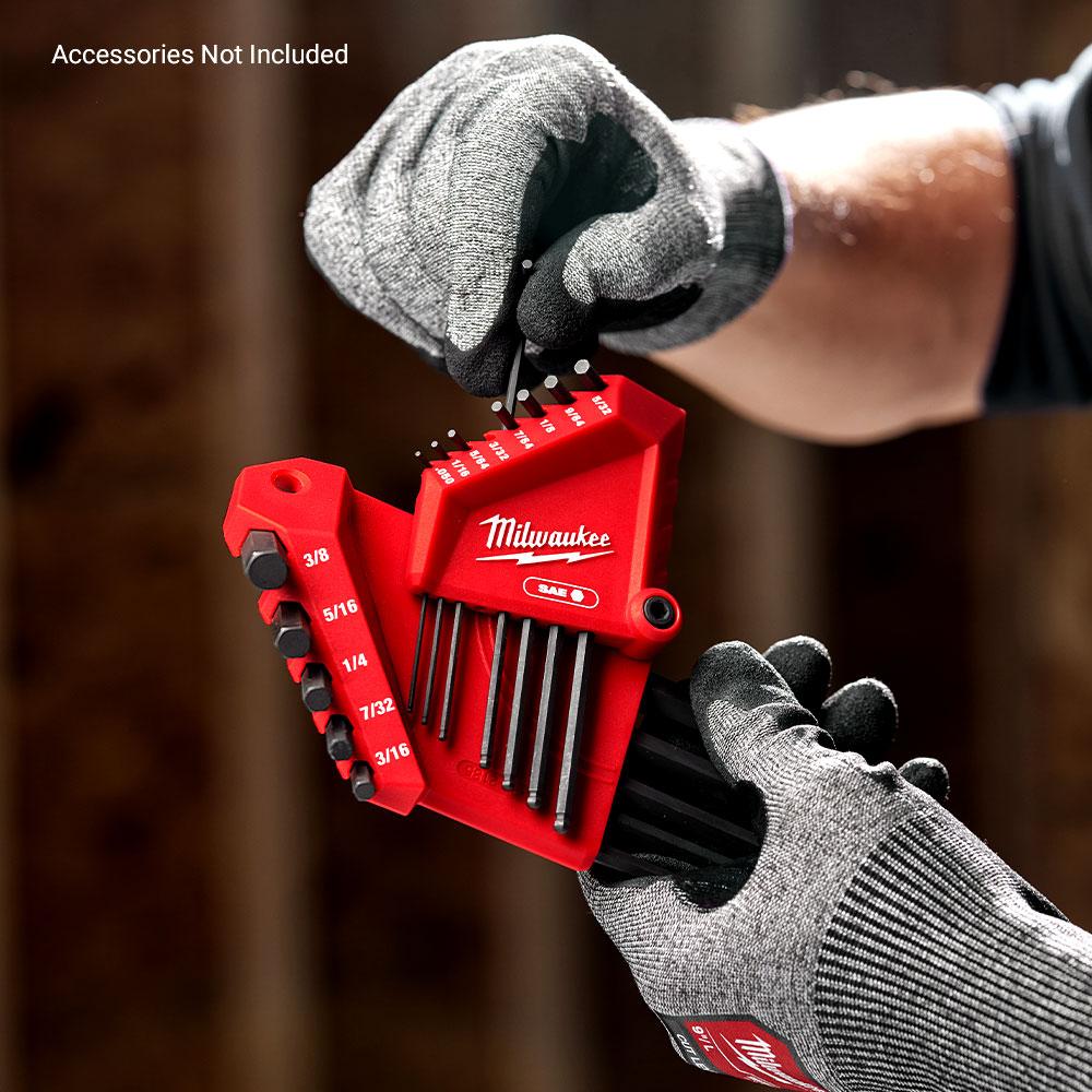 Milwaukee 48222185 13pce SAE L-Style with Ball End Hex Key Set