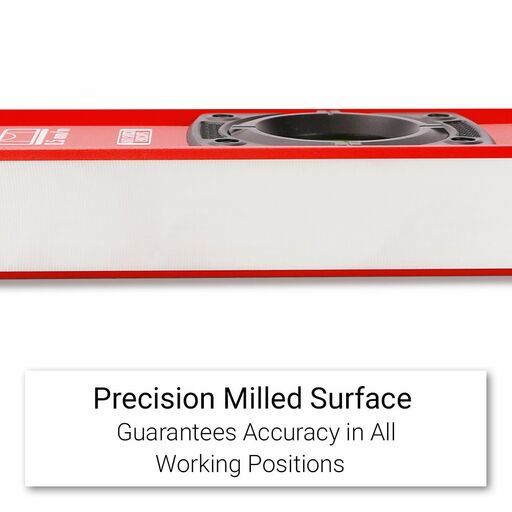 Xtorque XPR200C 2000mm Red Milled Spirit Level