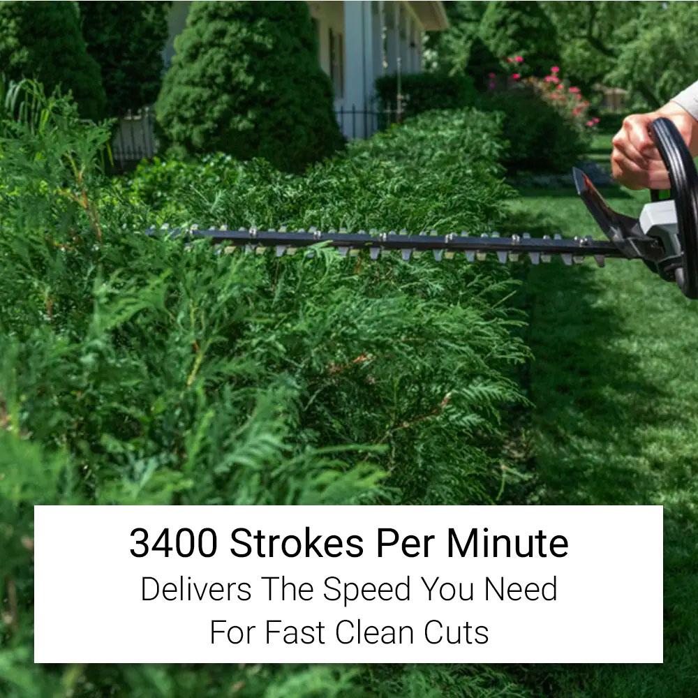 EGO HT2601E 56V 2.5Ah Li-ion POWER+ Cordless Brushless 660mm (26") Hedge Trimmer Combo Kit