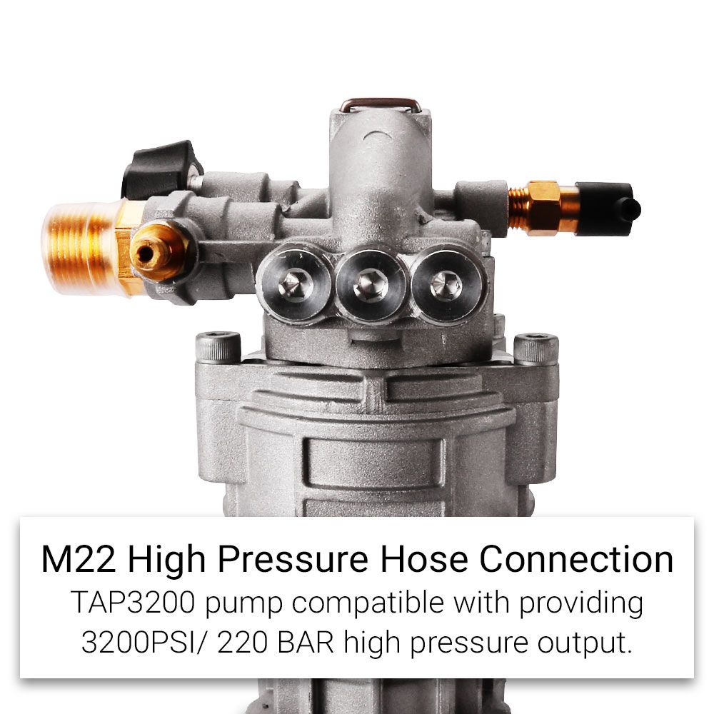 Typhoon TAP3200 3200PSI 3.0-7.5HP Horizontal Axial Piston Pump to Suit ...