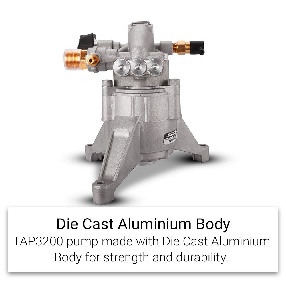 Typhoon TAP3200V 3200PSI 4.5-6.0HP Pressure Washer Vertical Axial Pump