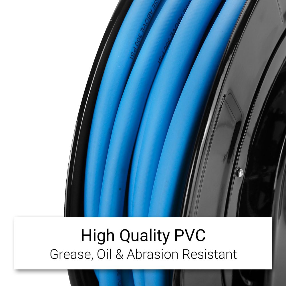 Chicago Air C25RAHR 25m 3/8" Retractable Hose Reel With PVC Flexible Air Hose