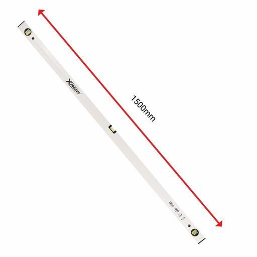 Xtorque XTSL150C 1500mm White Low Profile Spirit Level