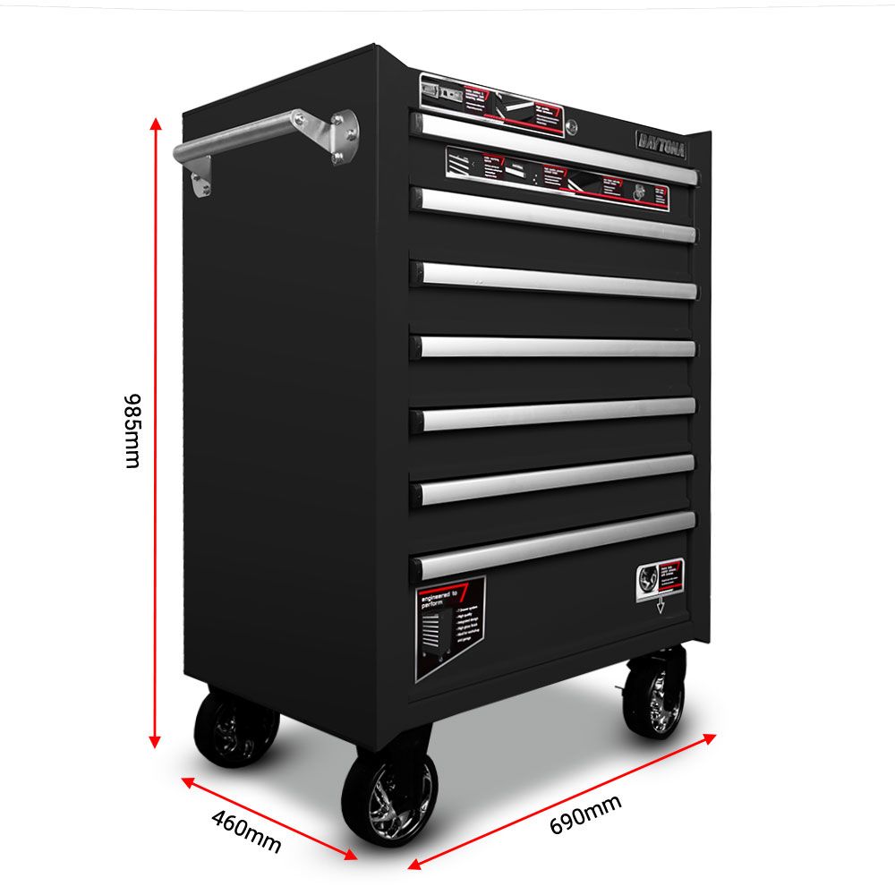 Daytona D237BLACK 236pcs Black Tool Set With 7 Drawer Tool