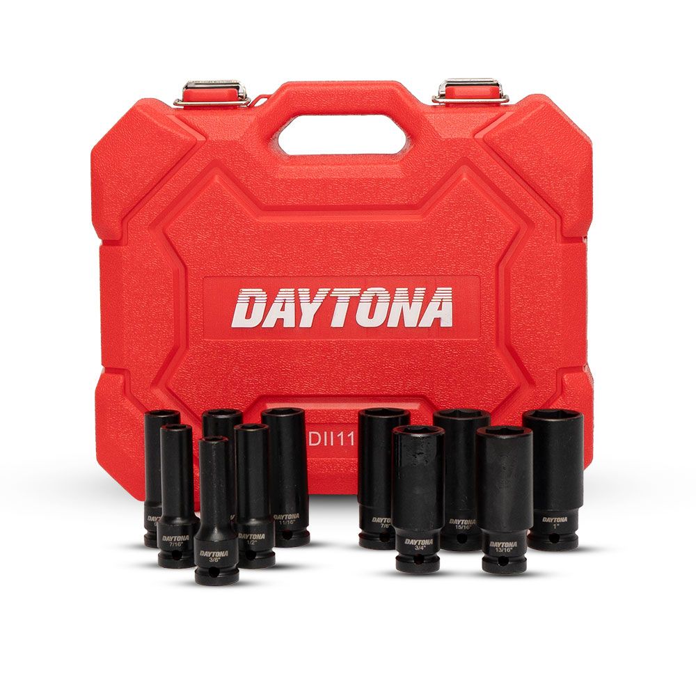 Daytona DII1112 11pce 1/2" Deep Impact Imperial Socket Set