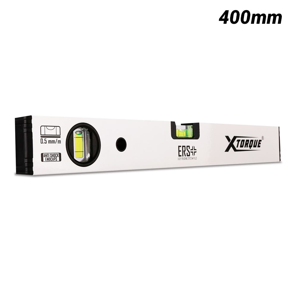 Xtorque XTSL40C 400mm White Low Profile Spirit Level