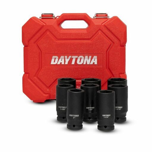 Daytona DID934 8pce 3/4" Drive Deep Impact Imperial Socket Set