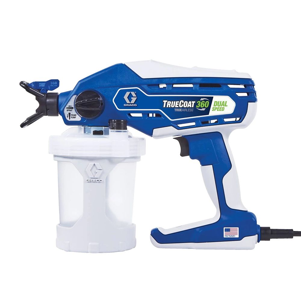 Graco 26D522 900-1500 PSI True Coat 360 Dual Speed Airless Sprayer