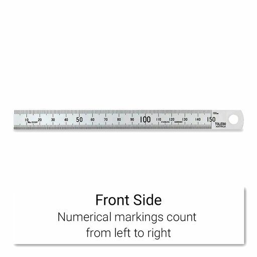 Toledo 150SP 150mm Stainless Steel Metric Ruler