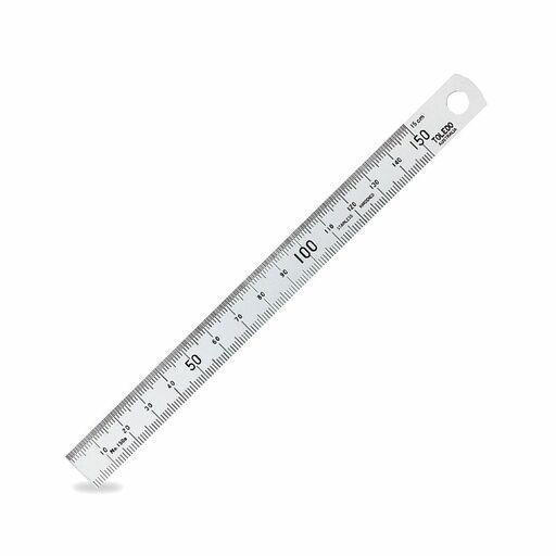 Toledo 150B/6 150mm (6") Stainless Steel Metric & Imperial Ruler