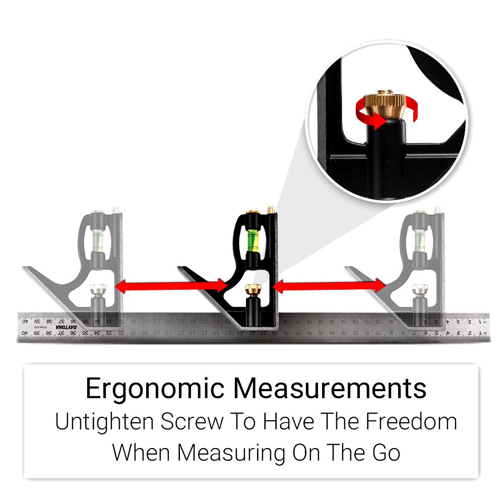 Daytona DCSS3P 3pce 150mm (6"), 300mm (12") & 400mm (16") Combination ...