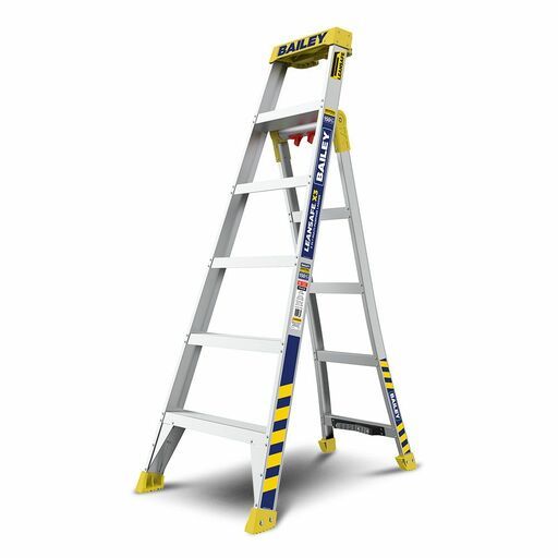 Bailey FS14129 150kg 1.8m 6 Step Aluminium X3 SLS 3-in-1 Ladder