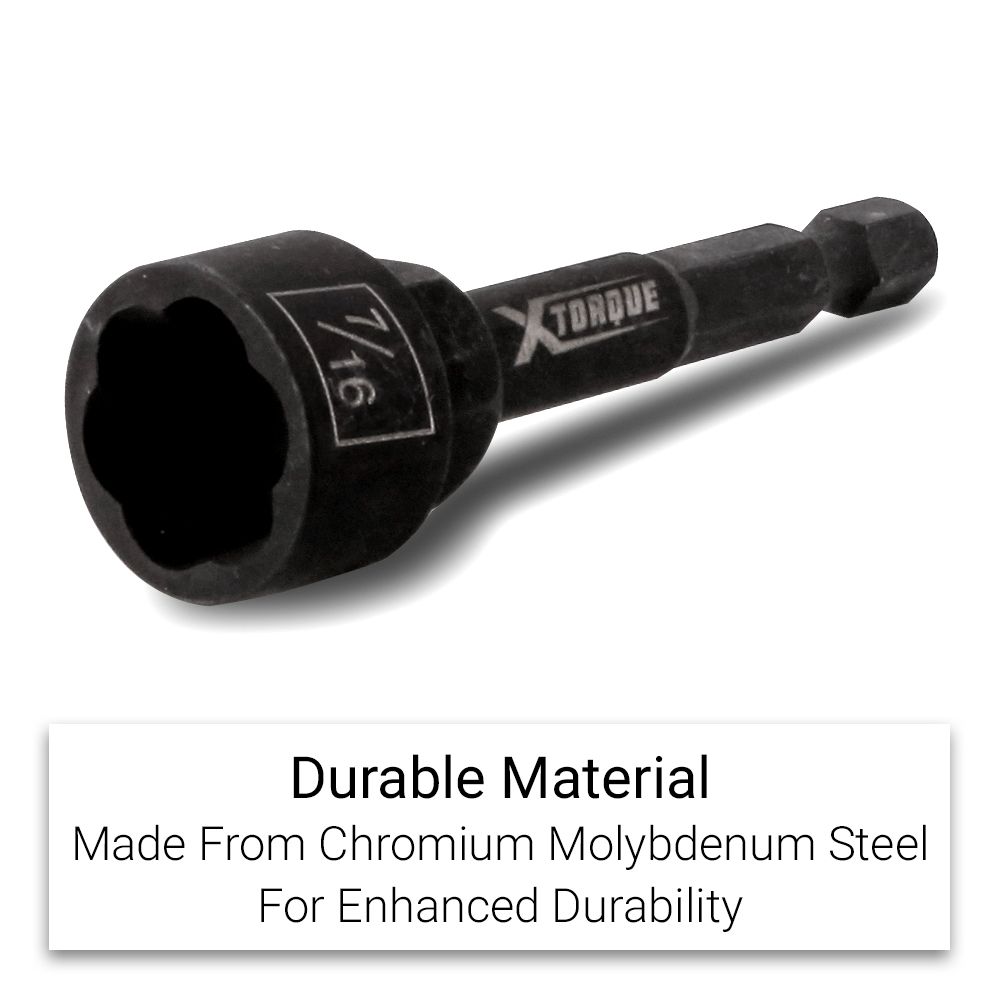 Xtorque XTS6I 6pce 1/4" Drive Imperial Damaged Bolt & Screw Twist ...