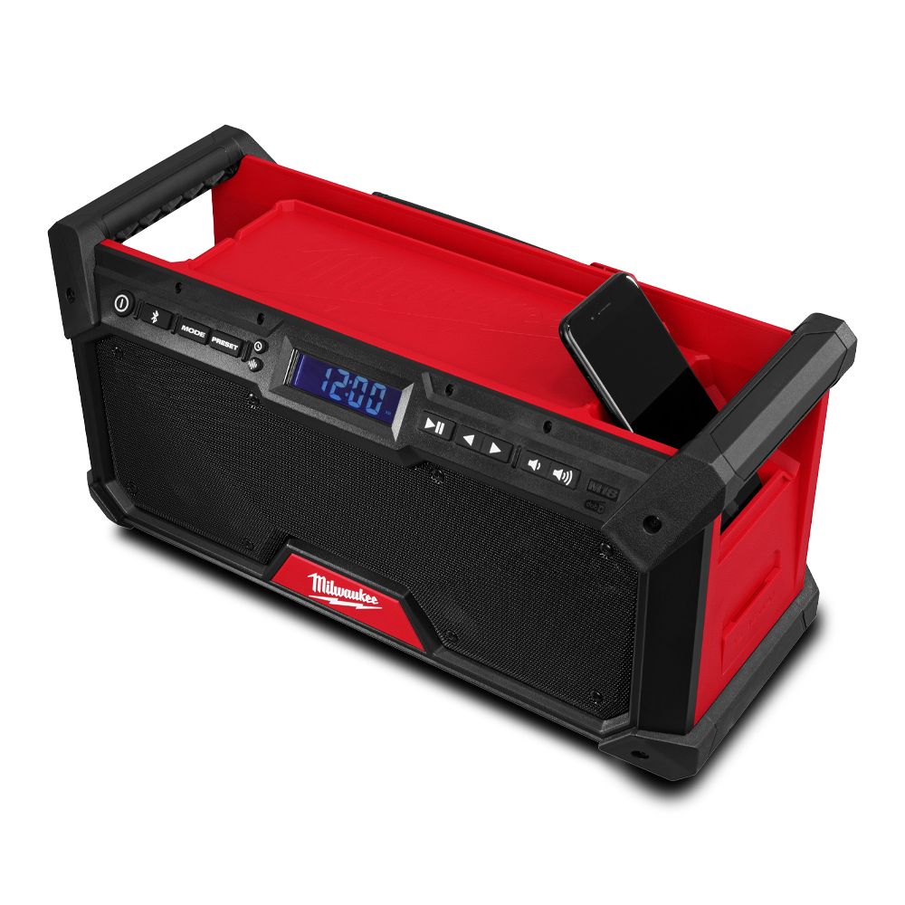 Milwaukee M18JSRDAB20 18V Li-ion Cordless Bluetooth DAB+ Jobsite Radio ...