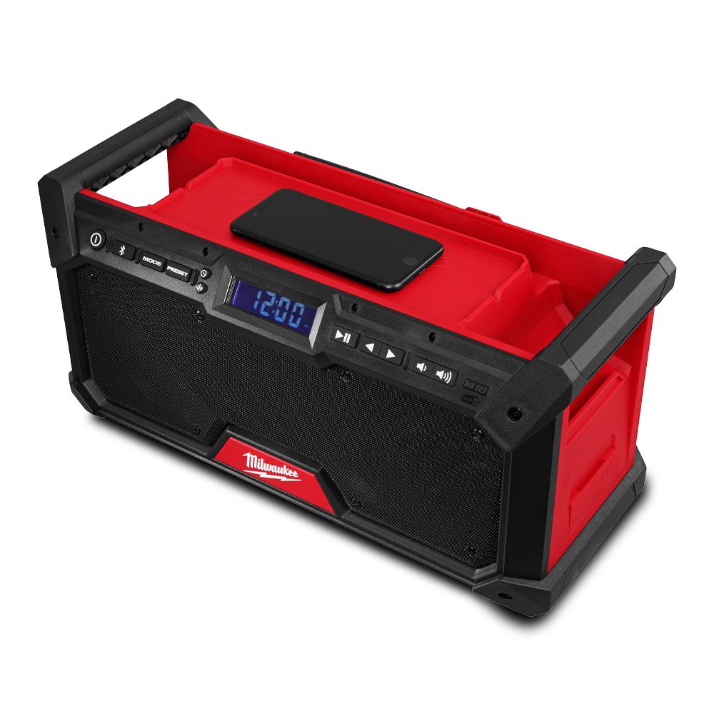 Milwaukee M18JSRDAB20 18V Li-ion Cordless Bluetooth DAB+ Jobsite Radio ...